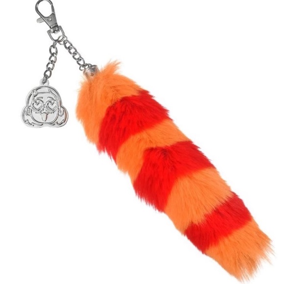 Accessories | Mei Lee Red Panda Plush Tail Keychain | Poshmark